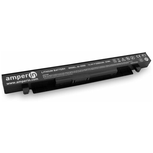 Аккумуляторная батарея Amperin для ноутбука Asus A550VC (2200mAh)