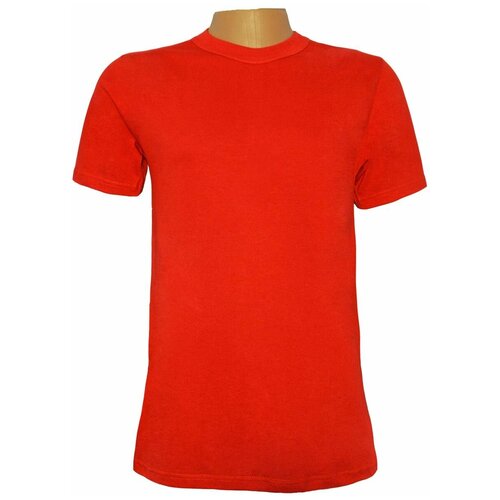 Футболка Uzcotton футболка мужская UZCOTTON однотонная базовая хлопковая, размер 56-58\3XL, красный