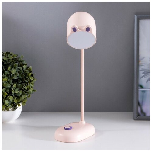 Лампа настольная "Мими" LED 3Вт диммер USB розовый 8х12,5х32 см./В упаковке шт: 1