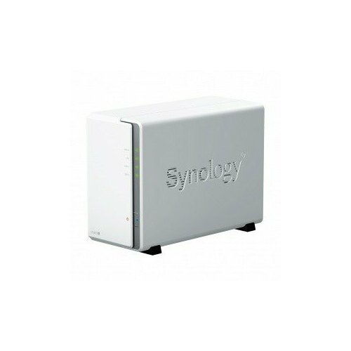 Synology Дисковый массив DS223j Сетевое хранилище 2x2.5" 3.5" SATA, Realtek RTD1296-1.7GHz, 1 GB DDR4, 1x1 Гбит с, 2xUSB