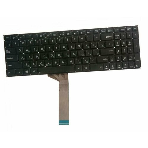 Клавиатура (keyboard) для ноутбука Asus K56, K56C, K550D без рамки (черная)