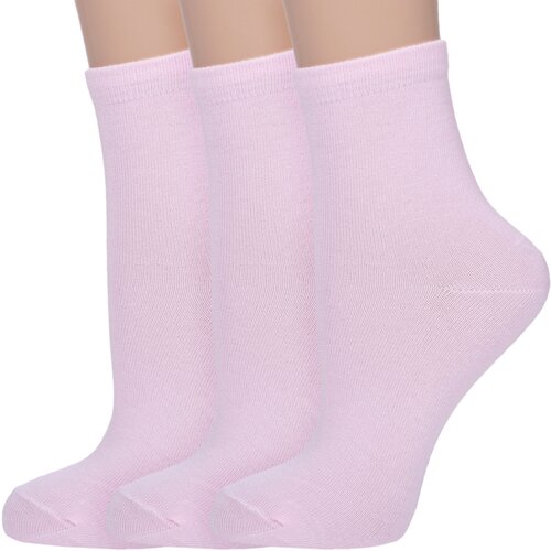 Носки AKOS 3 пары, размер 14, розовый