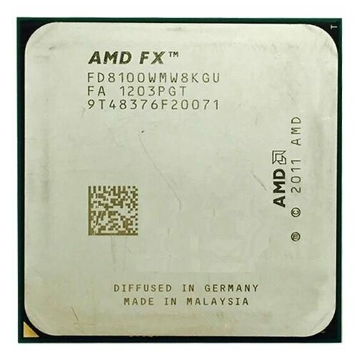 Процессор AMD FX-8100 Zambezi AM3+,  8 x 2800 МГц, OEM