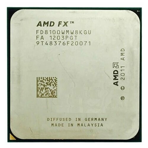 Процессор AMD FX-8100 Zambezi AM3+,  8 x 2800 МГц, OEM