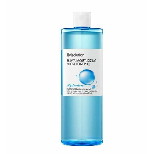 JMsolution Увлажняющий тонер для лица с пантенолом B5 Hya Moisturizing Boost Toner XL, 500 мл