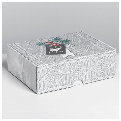 Коробка складная «Тепла и уюта», 30.7 × 22 × 9.5 см
