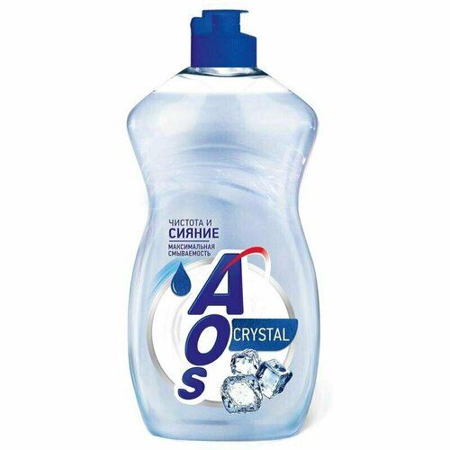 Средство для мытья посуды AOS Crystal 450 г, 1621249