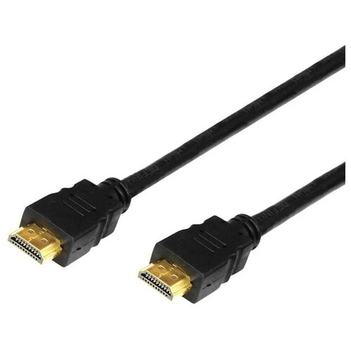 Кабель PROconnect Шнур HDMI - HDMI gold 3М с фильтрами (PE bag) PROCONNECT, 2 м, черный