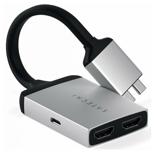 Адаптер Satechi Type-C Dual HDMI ST-TCDHAS (Silver)