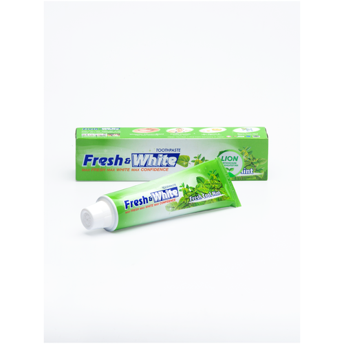 Зубная паста LION Fresh & White Суперпрохладная мята, 160 мл