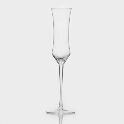 Бокал стеклянный для шампанского «Кира», 180 мл, 7×25,5 см