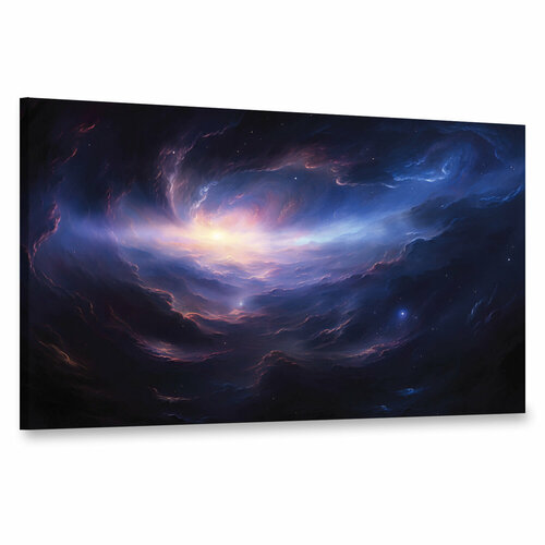 Интерьерная картина 100х60 "Призрачные Галактики"