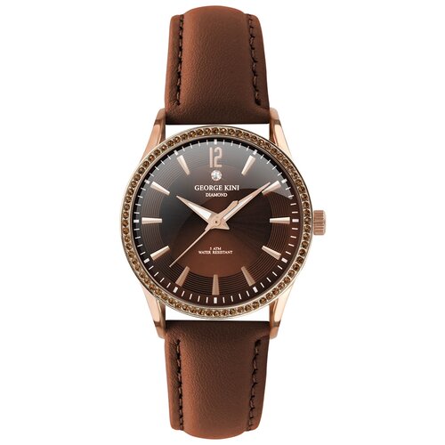 Наручные часы GEORGE KINI Classic, коричневый