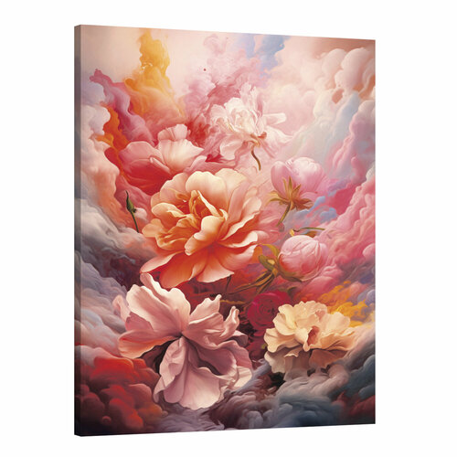 Интерьерная картина 50х70 "Расцвет любви в искусстве"
