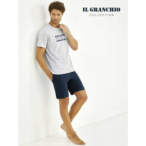 Пижама  Il Granchio, размер L, серый