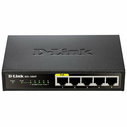 Коммутатор D-Link DGS-1005P/A1A