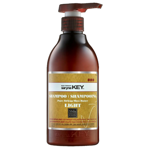 Saryna Key (Сарина Кей) Damage Repair Pure African Shea Butter Treatment Shampoo / Восстанавливающий шампунь с Африканским маслом Ши для сухих и повреждённых волос, 500 мл