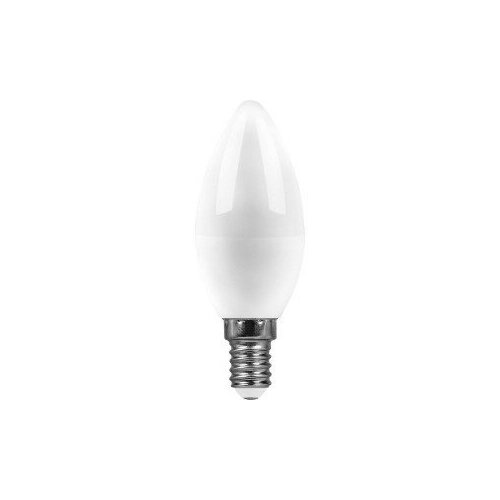 Светодиодная LED лампа Saffit свеча C37 E14 11W(905lm) 2700K 2K матовая, пластик 100x37 SBC3711 55131 (упаковка 10 штук)