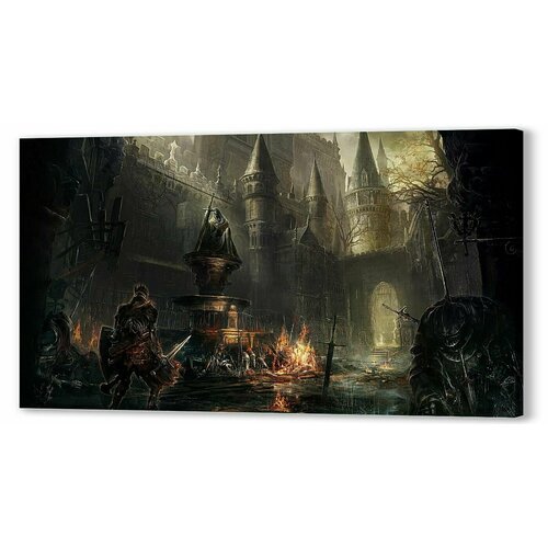 Плакат, постер на бумаге Dark Souls III. Размер 21 х 30 см