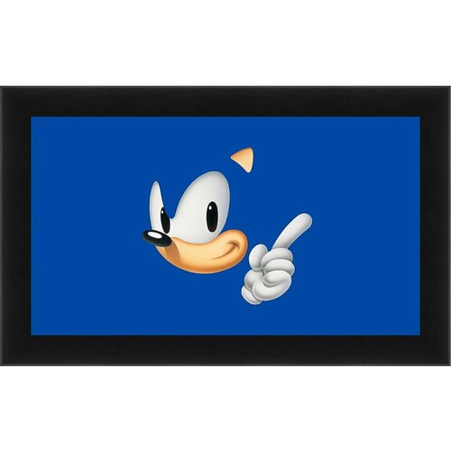 Плакат, постер на бумаге Sonic The Hedgehog. Размер 21 х 30 см