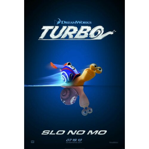 Плакат, постер на холсте Turbo/Турбо улитки/. Размер 21 х 30 см