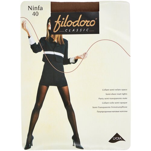 Колготки  Filodoro Classic Ninfa, 40 den, размер 3, коричневый