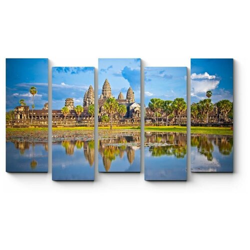 Модульная картина Знаменитый храмовый комплекс Ангкор-Ват120x69