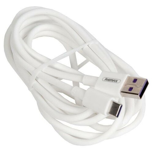 Кабель USB REMAX RC-183a Marlik Series Fast Charging для Type-C, 5.0А, длина 2.0м, белый