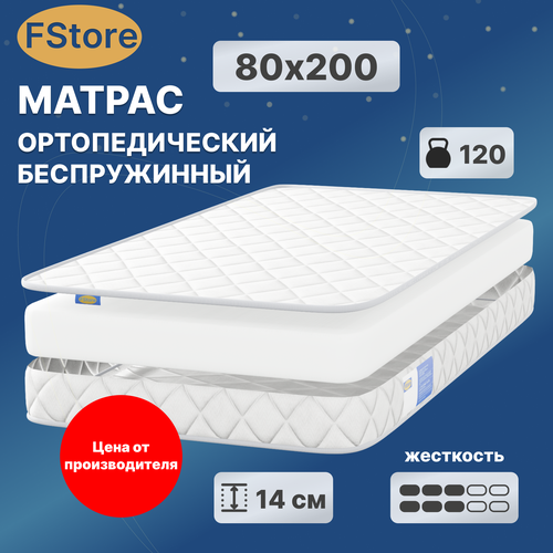 Матрас FStore Eco Flex, Беспружинный, 80х200 см | Festima.Ru ...