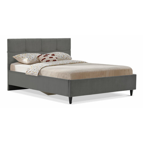 Двуспальная кровать Айлен 140х200, с подъемным механизмом, Amigo grey