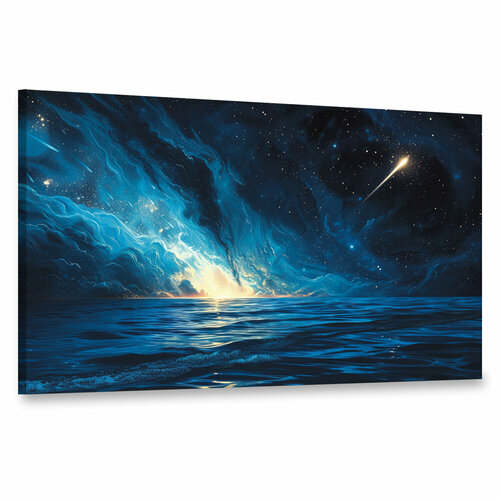 Интерьерная картина 100х60 "Звезда, покоряющая волны океана"