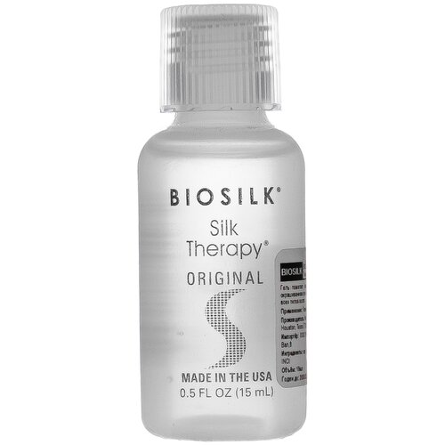 Biosilk Original Silk Therapy гель для волос восстанавливающий, 15 г, 15 мл, бутылка
