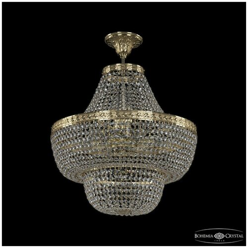Люстра Bohemia Ivele Crystal 1909 19091/H1/45IV G, E14, 320 Вт, кол-во ламп: 8 шт., цвет: золотой