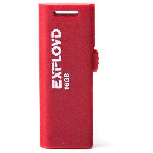 Флешка EXPLOYD 580 16 ГБ, 1 шт., red