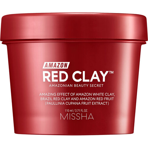 Маска для лица очищающая MISSHA Amazon Red Clay с амазонской глиной, 110 мл