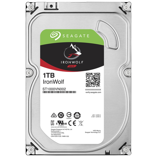 Жесткий диск Seagate IronWolf 1 ТБ ST1000VN002