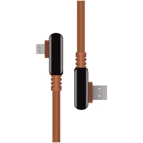 Кабель Rombica Digital Electron USB - microUSB (MPQ), 1.2 м, коричневый
