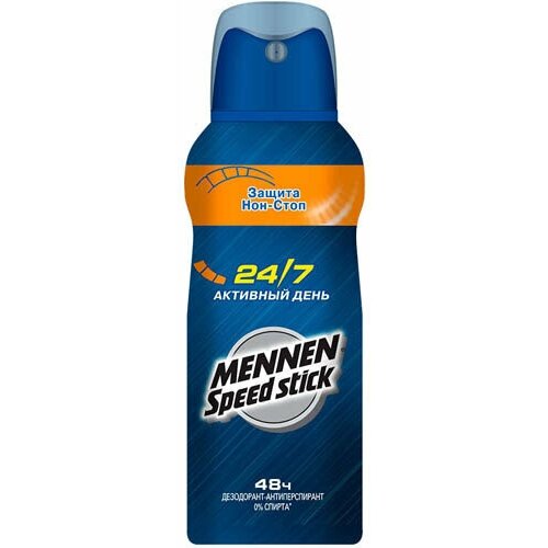 Дезодорант-спрей мужской MENNEN SPEED STICK 24/7 Активный день, 150 мл - 2 шт.