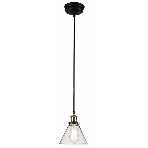 Потолочный светильник ST Luce Evoluto SL237.403.01, E27, 40 Вт, кол-во ламп: 1 шт., цвет: черный/бронзовый