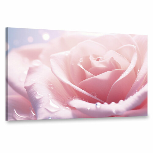Интерьерная картина 100х60 "Розы в таинстве"