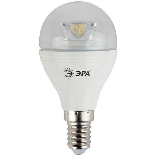 Лампа светодиодная ЭРА Б0020552, E14, B45, 7 Вт, 4000 К