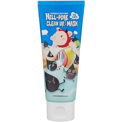 Elizavecca Маска-пленка для очищения пор Hell-Pore Clean Up Mask, 135 г, 100 мл