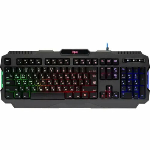 Клавиатура Defender GK-010DL Legion RU, RGB подсветка,19 Anti-Ghost