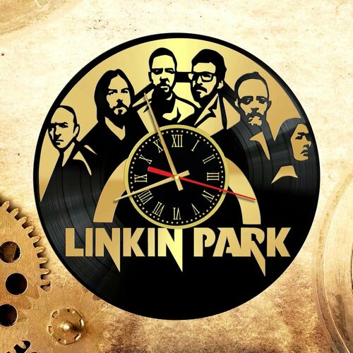 Настенные часы с группой Linkin Park, Линкин Парк, Chester Bennington, Mike Shinoda