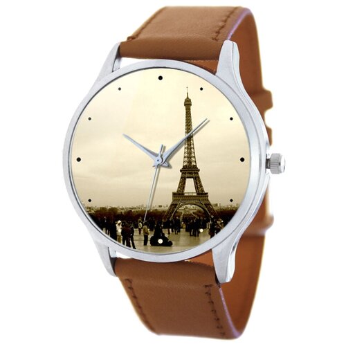 Наручные часы TINA BOLOTINA Paris Retro, коричневый