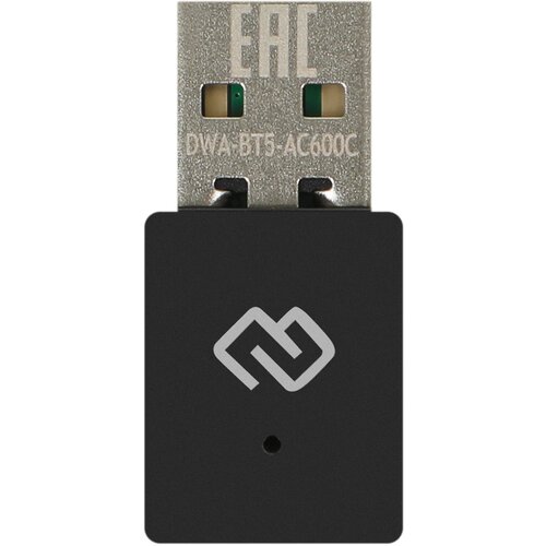 Сетевой адаптер WiFi + Bluetooth Digma DWA-BT5-AC600C USB 2.0