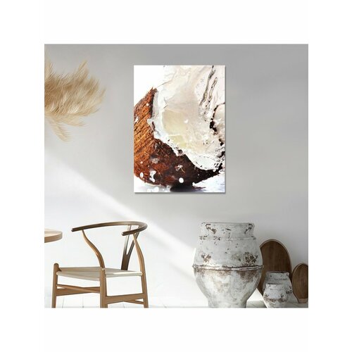 Картина на холсте с подрамником Кокосовое молоко3 40х60