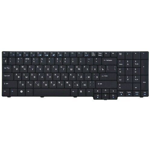 Клавиатура для Acer Extensa 5635ZG, 5235, 5635, 5635G, eMachines E728, E528, Acer Aspire 7720G, 8930G, 7720, 7520, 5735Z, 8530G, 7520G и др. черная