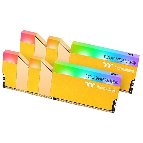 Оперативная память 16GB Thermaltake DDR4 3600 DIMM TOUGHRAM RGB Metallic Gold Gaming Memory RG26D408GX2-3600C18A (2x8GB)