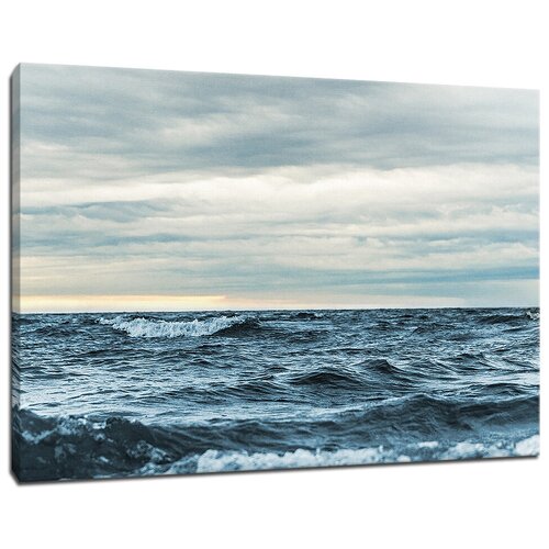 Картина Уютная стена "Беспокойный океан" 90х60 см